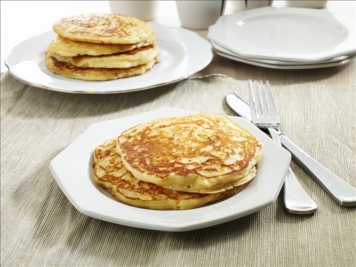 LiveLighter - Healthy Pear Pancakes Recipe