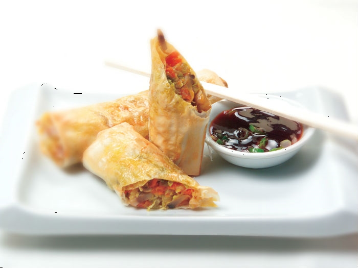 LiveLighter - Healthy Vegetable Spring Rolls Recipe