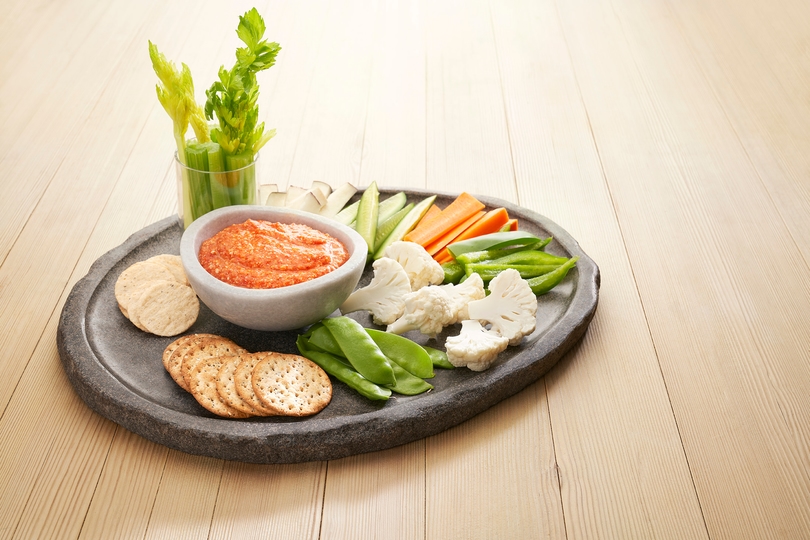 LiveLighter - Healthy Roasted Capsicum Dip Recipe