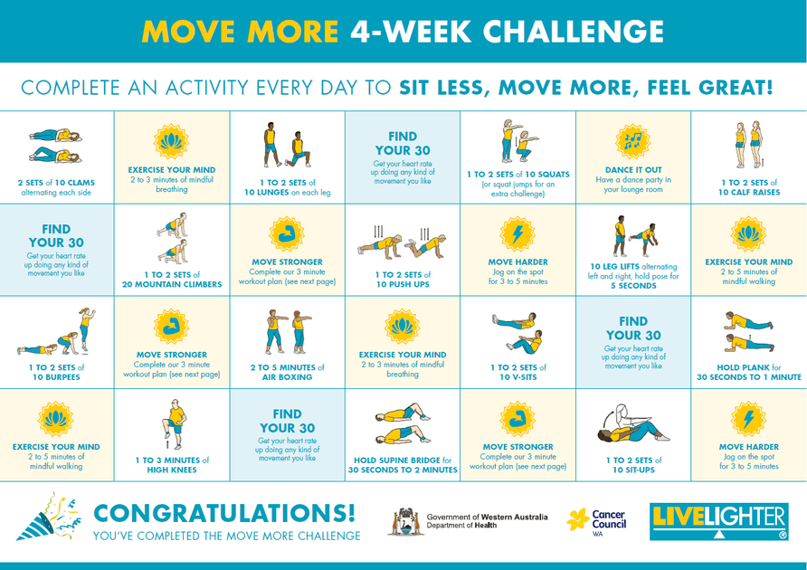 LiveLighter - Move More May: Take the challenge today!